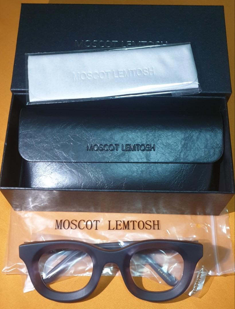 Moscot Lemtosh Full Matte Dark Grey translucent rare thick Frame eye ...