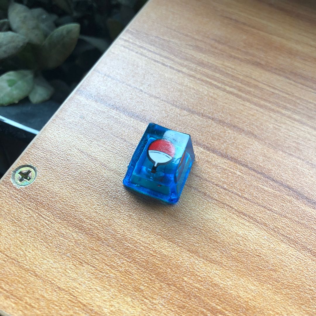 Naruto Keycap || Uchiha Clan || Artisan Resin Keycap, Computers & Tech ...