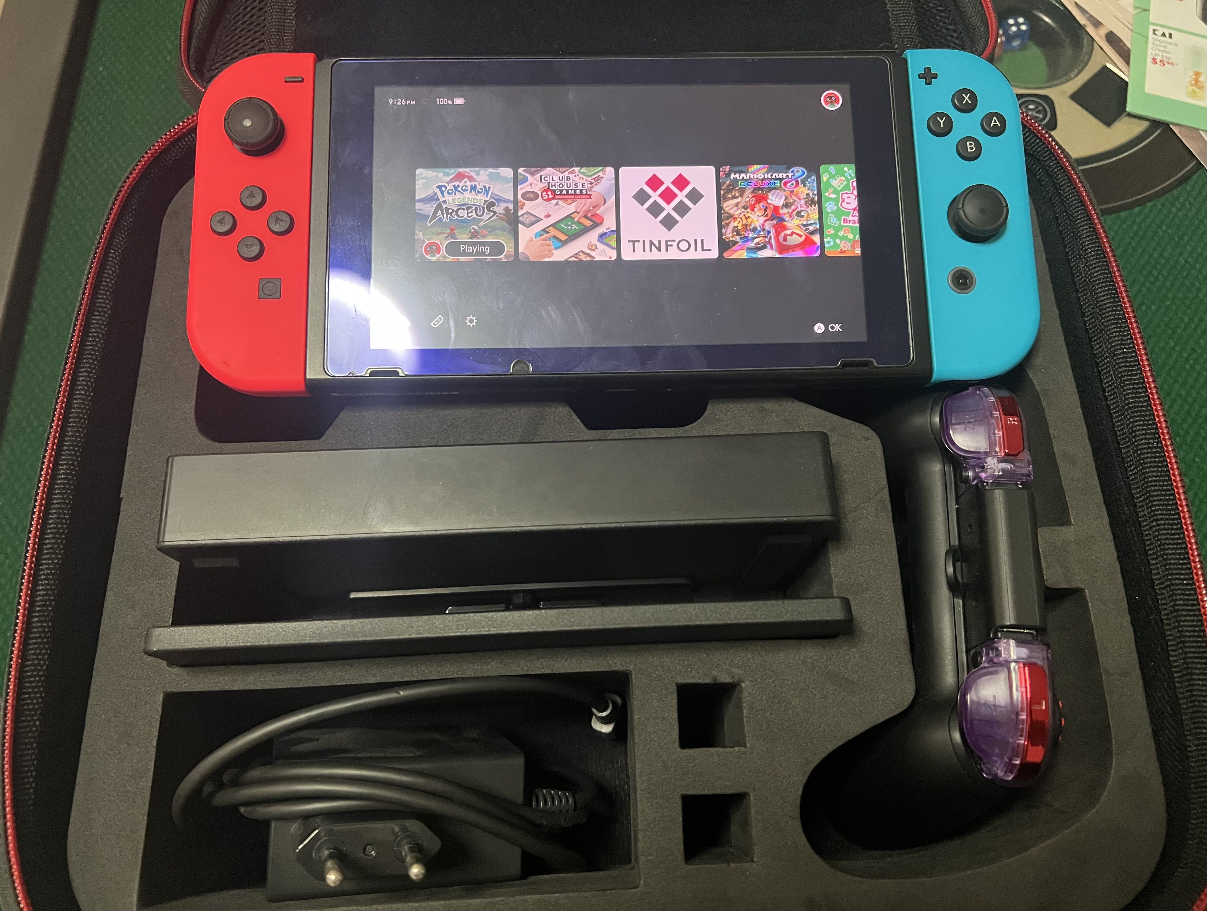 Modded Nintendo switch 256gb + pair of controller, Video Gaming, Video ...