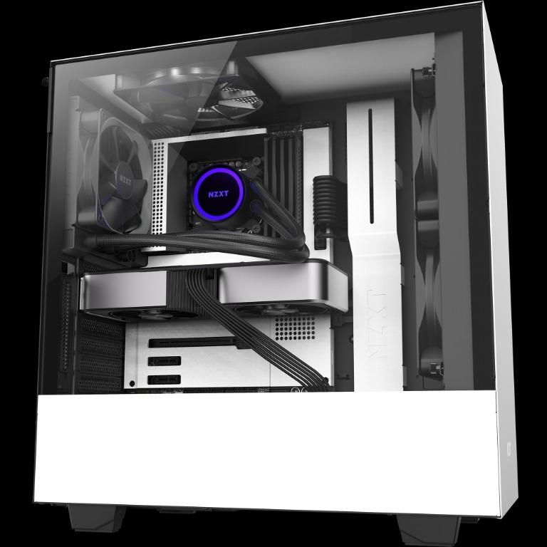NZXT Kraken 120 120MM All-In-One AIO Liquid Cooler, Computers & Tech ...