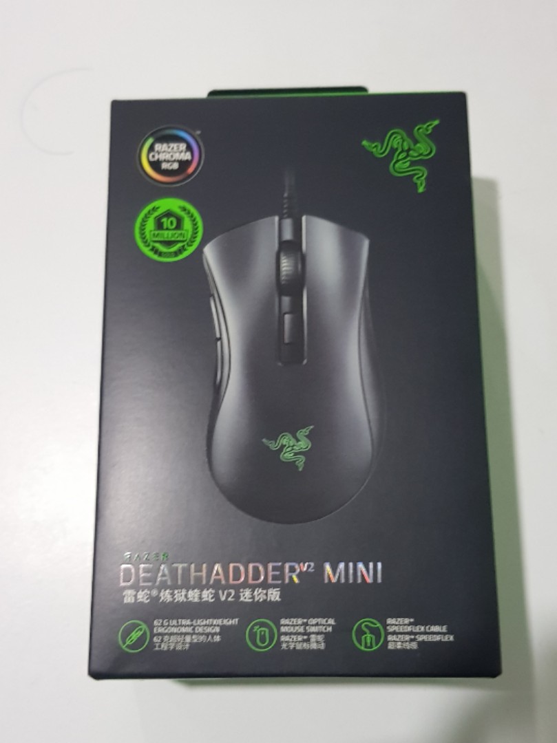 (Original) Razer DeathAdder V2 Mini RGB Gaming Mouse, Computers & Tech ...