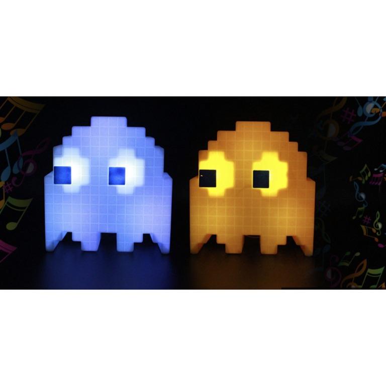 Pacman 8 Bit Pixel Pac Man Ghost Light Pacman Flashing LED Box Lights ...