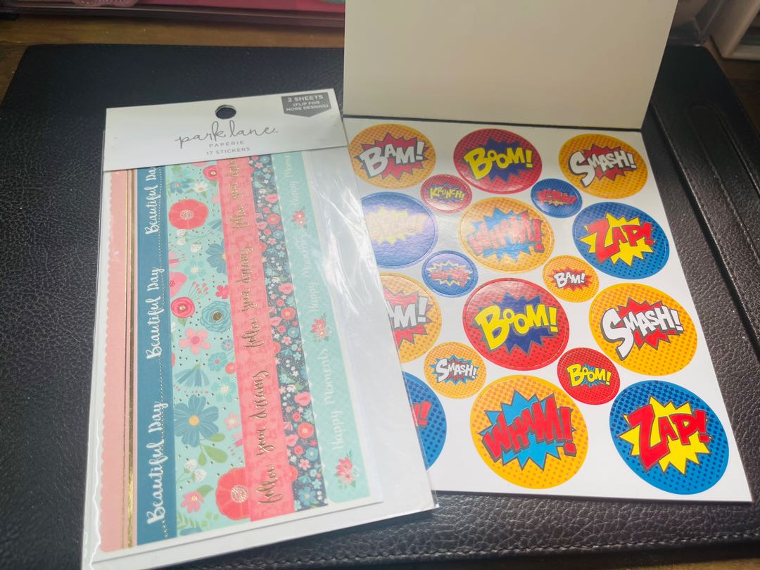 Park Lane Stickers with Boom 5 Sticker Sheets, Hobbies & Toys ...