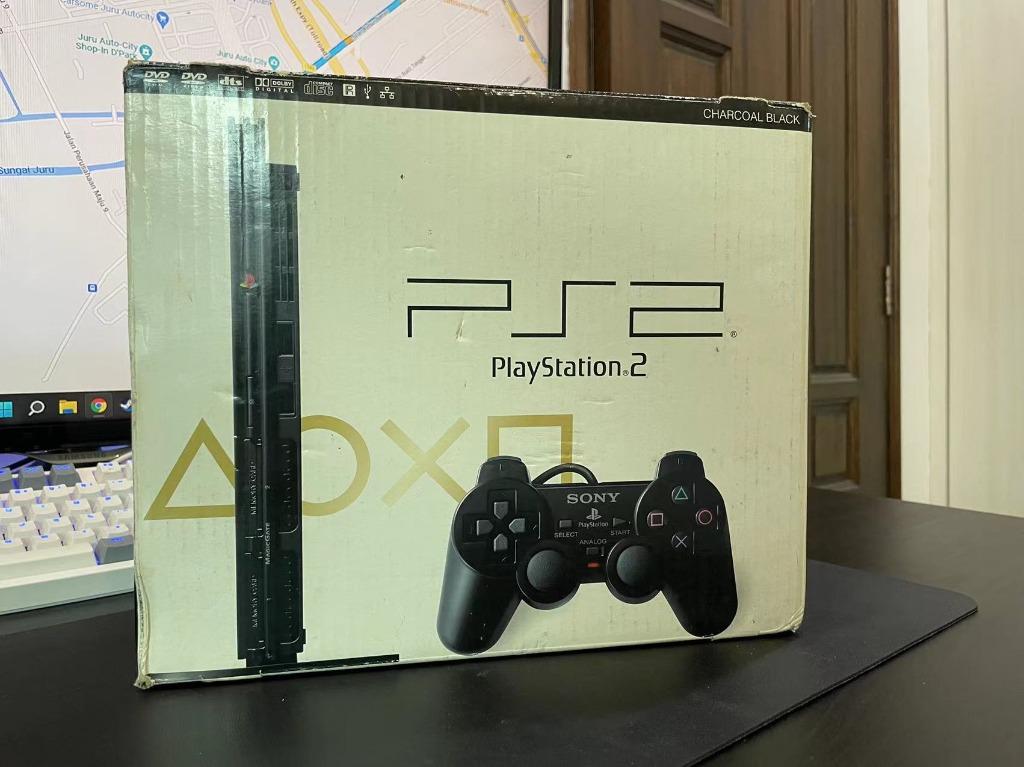 PS2 Console Slim Model, Video Gaming, Video Game Consoles, PlayStation ...
