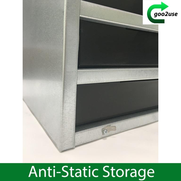 Raaco Anti-Static Metal Storage System, Furniture & Home Living, Home ...
