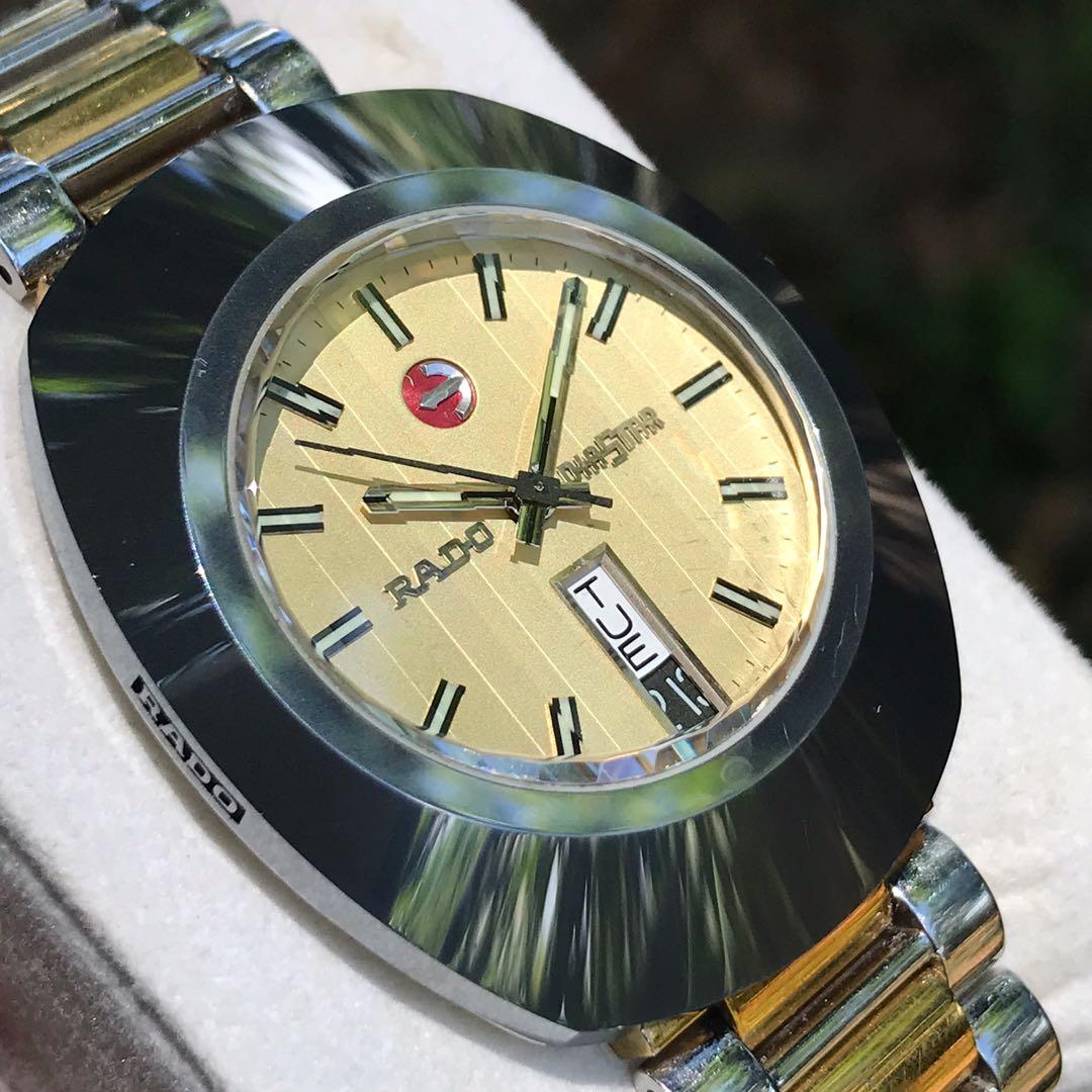 RADO Diastar Original Automatic Two-Tone Mens Watch Preloved , Men's Fashion, Watches ...