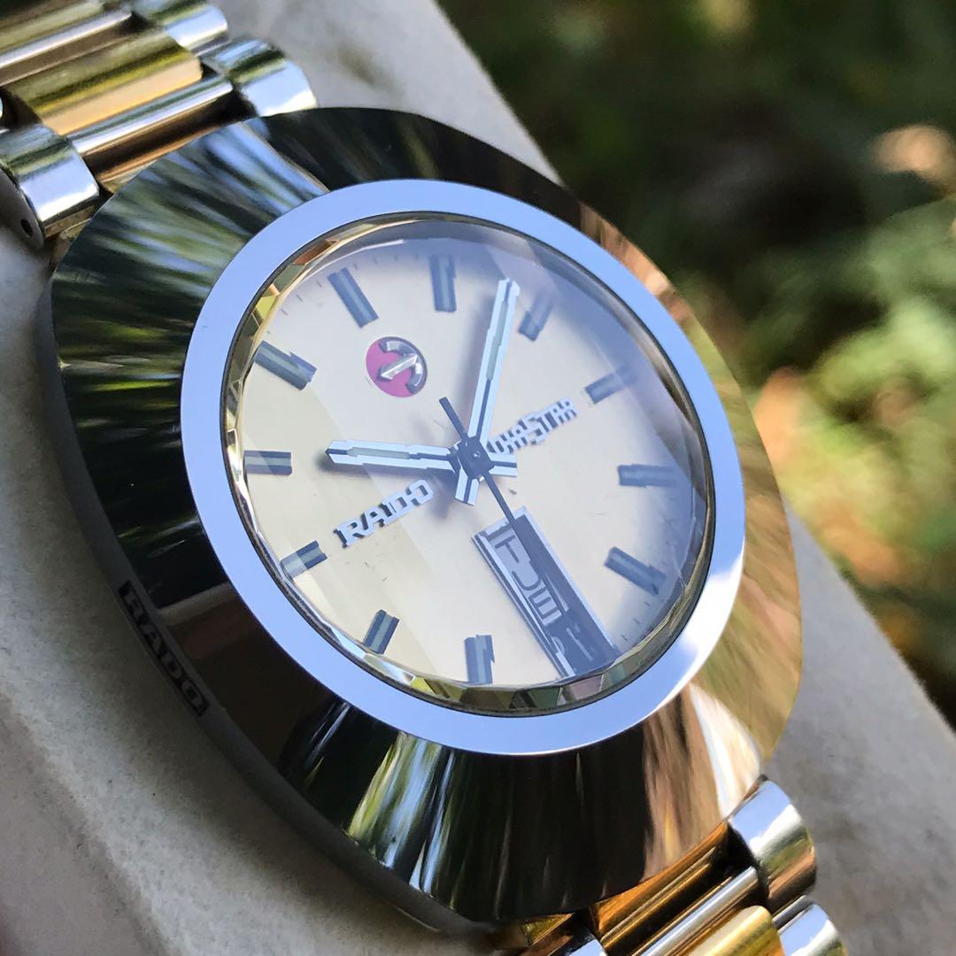 RADO Diastar Original Automatic Two-Tone Mens Watch Preloved , Men's Fashion, Watches ...