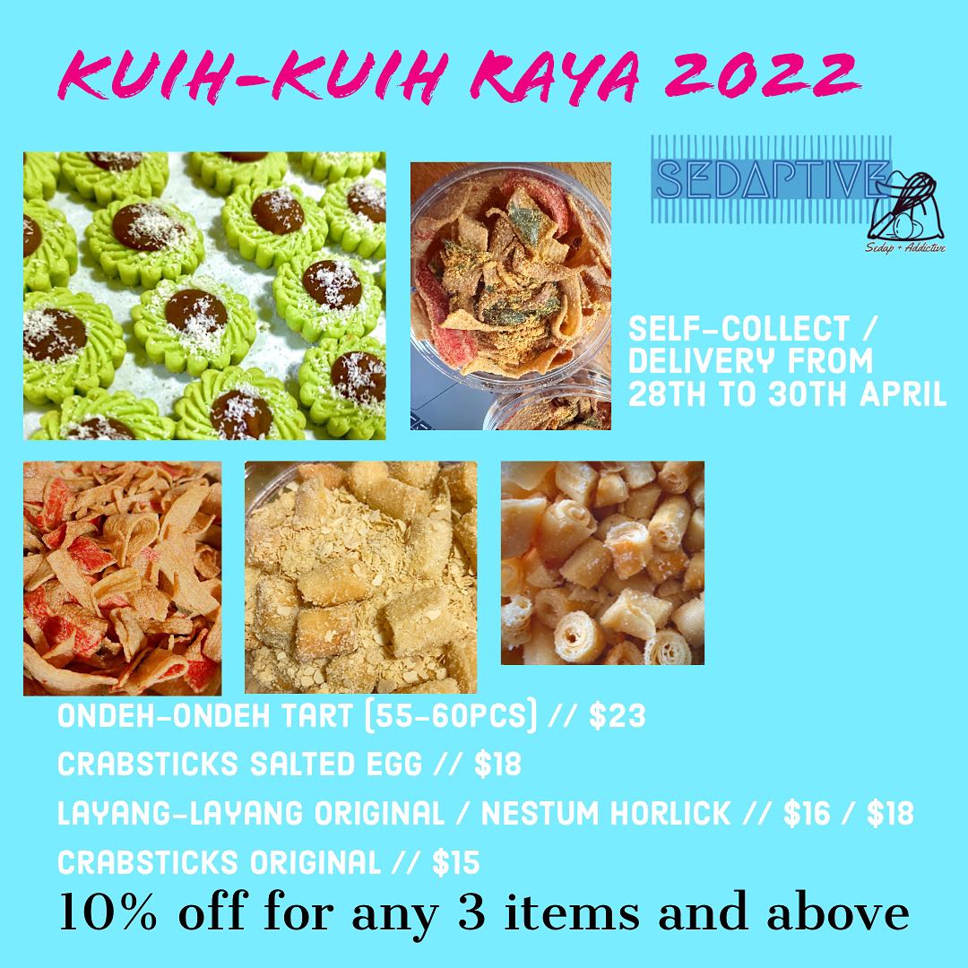 Raya Cookies, Food & Drinks, Homemade Bakes on Carousell