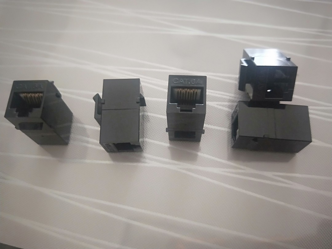 Cat6/6a 10 pcs Lan cable Rj45 Inline adapter/extension, Computers ...