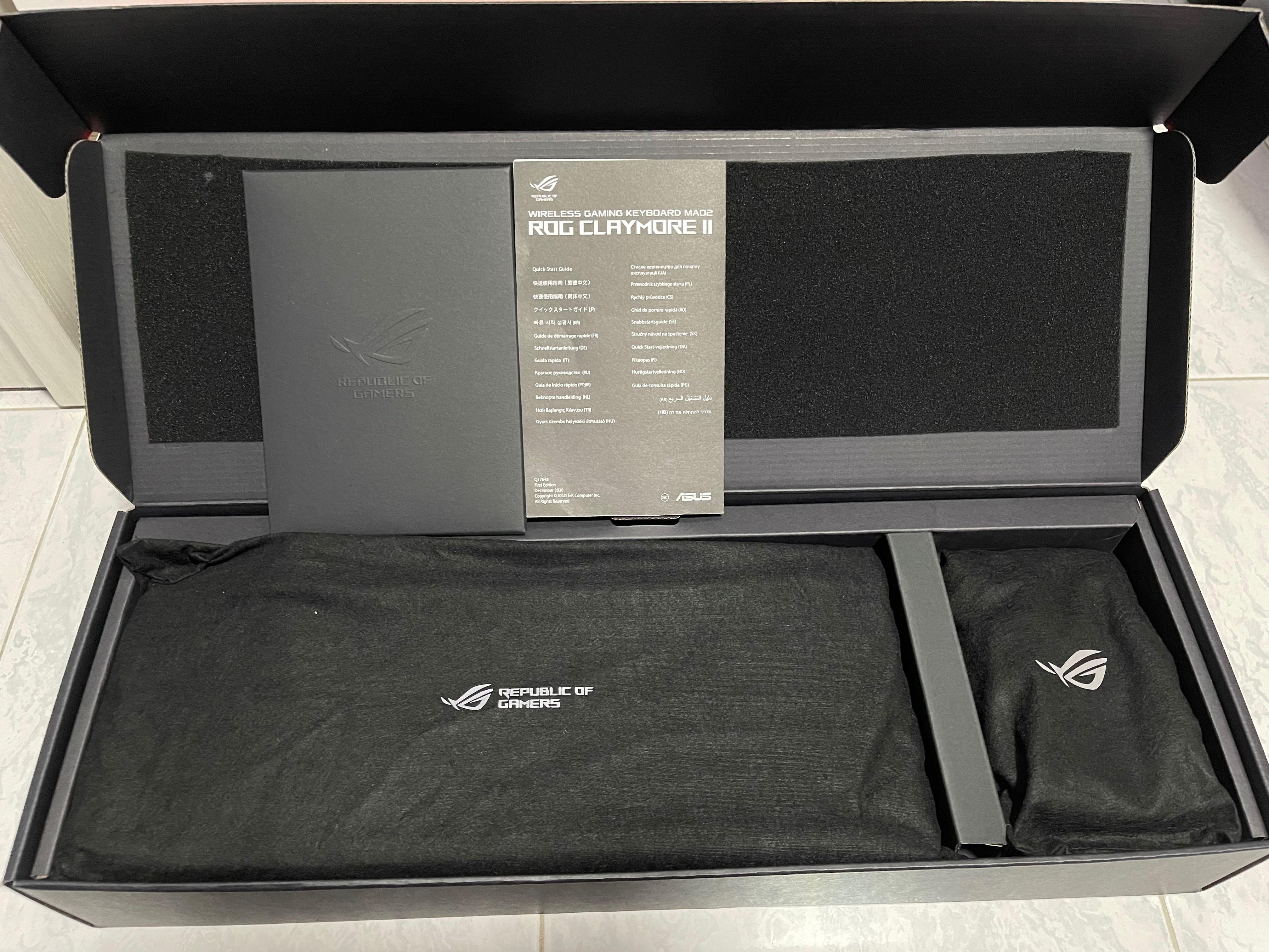 Asus ROG Claymore II Wireless Mechanical Keyboard (RX Red), Computers ...