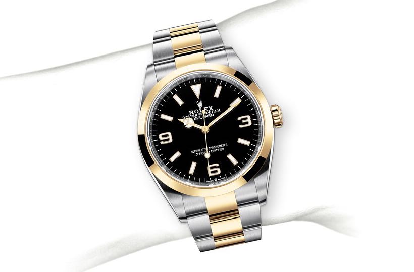 02/02/2022 Rolex Explorer 1/I Half Yellow Gold 36mm 124273, Luxury ...