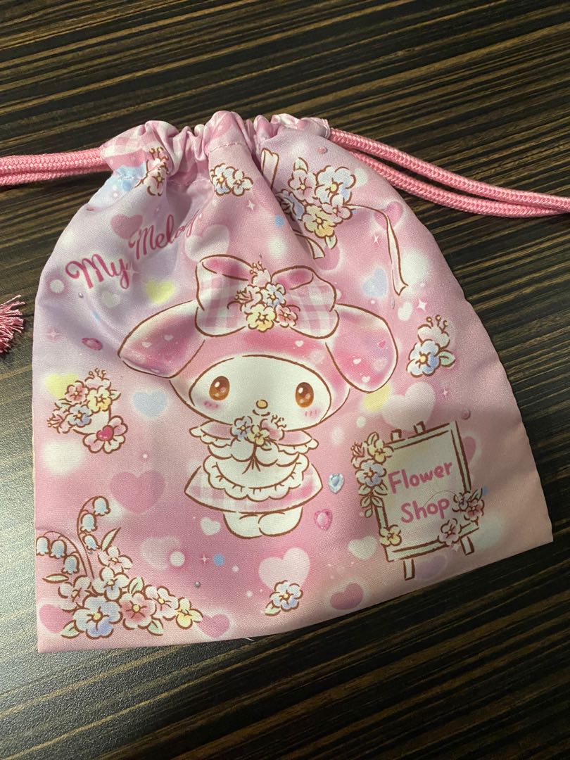 Sanrio my melody /Hello kitty drawstring bag, Hobbies & Toys ...