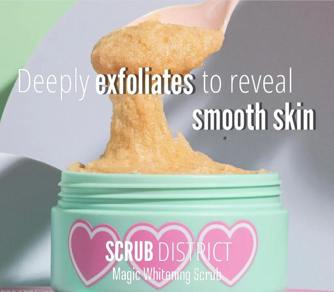 Scrub District Whitening Magic scrub, Beauty & Personal Care, Bath ...
