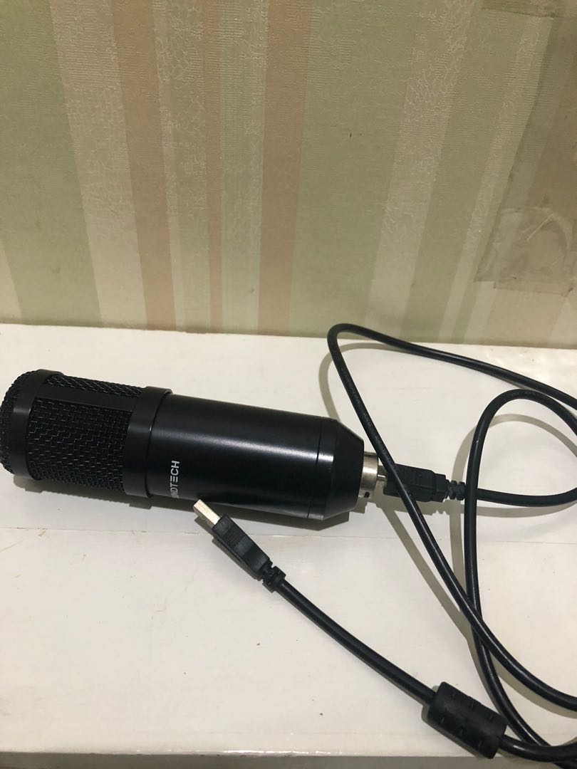 SOUNDTECH ST-800 Microphone Mic Condenser, Elektronik, Audio di Carousell