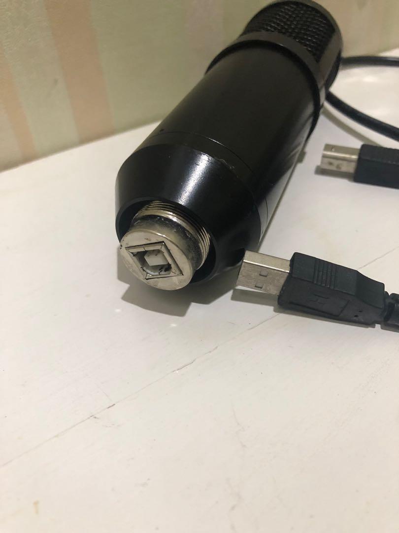 SOUNDTECH ST-800 Microphone Mic Condenser, Elektronik, Audio di Carousell