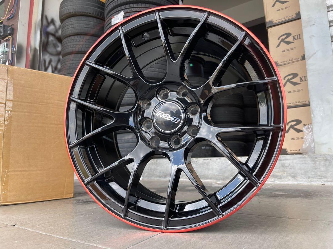 Sport rim baru 15 inch rays saga wira myvi axia bezza, Auto Accessories on Carousell