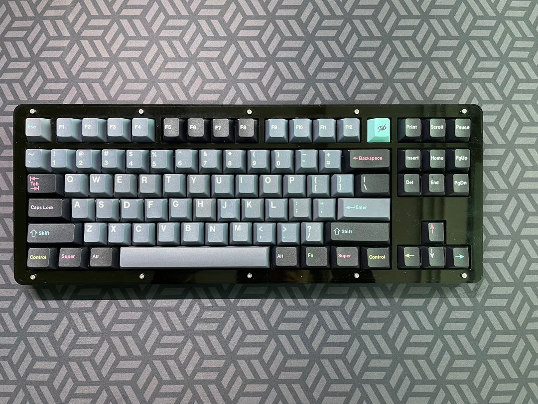 Stacked Acrylic TKL Keyboard Kit, 電腦＆科技, 電腦周邊及配件, 電腦鍵盤及相關產品 - Carousell