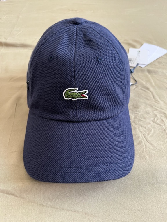 Supreme x Lacoste Pique 6-Panel Cap Navy, Men's Fashion, Watches ...