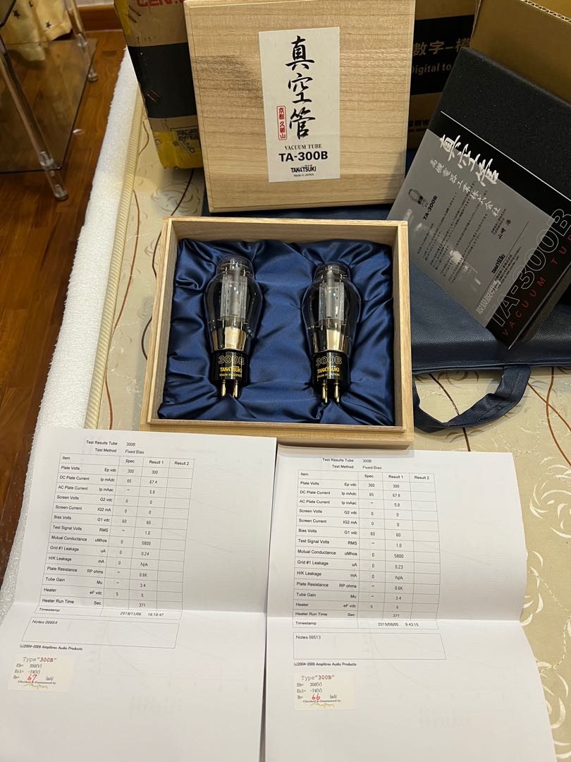 Takatsuki Vacuum Tube TA-300B one pair, Audio, Other Audio Equipment on ...