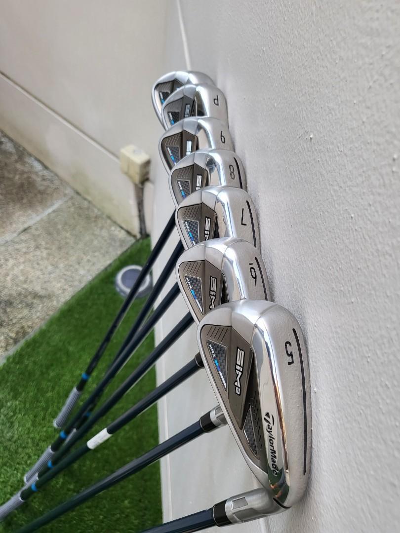 Taylormade Sim 2 max irons, Sports Equipment, Sports & Games, Golf on ...