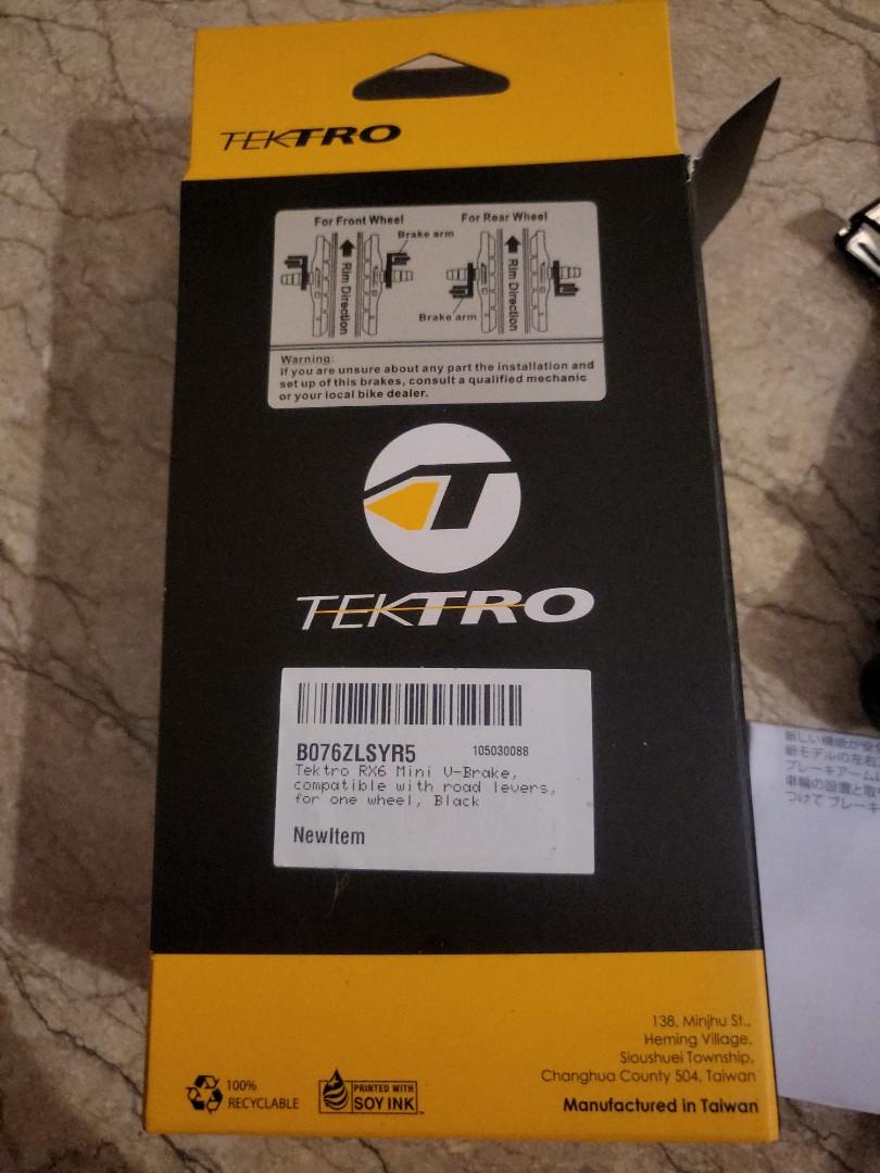 Tektro RX6 V-brakes, Sports Equipment, Bicycles & Parts, Parts ...