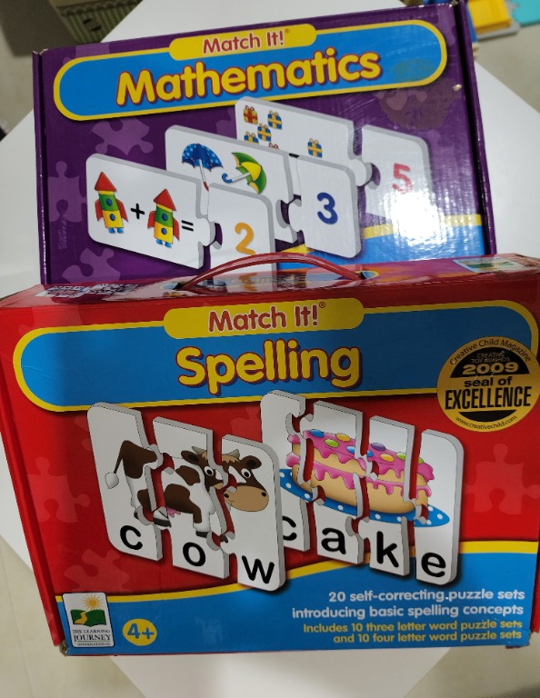 The Learning Journey of Match It! Mathematics & Spelling, Babies & Kids ...