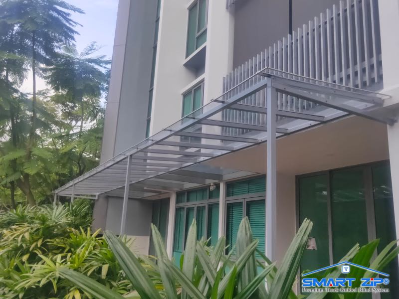 Trellis Roofing Shelter Cover Extension Outdoor Walkway (Aluminum ...