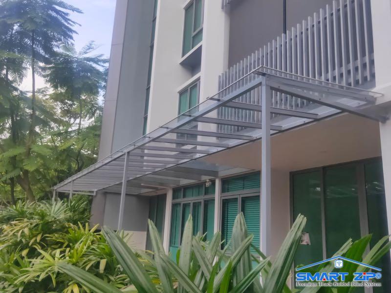 Trellis Roofing Shelter Cover Extension Outdoor Walkway (Aluminum ...