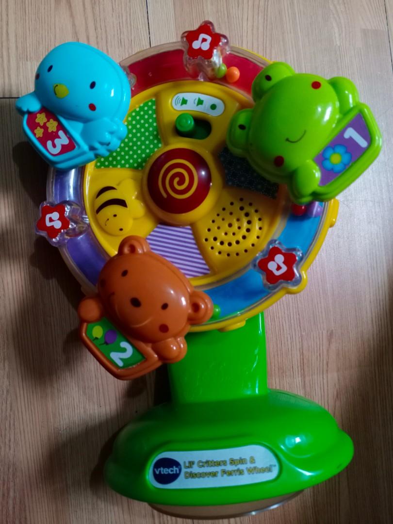 vtech lil' critters spin & discover ferris wheel, Babies & Kids, Infant ...