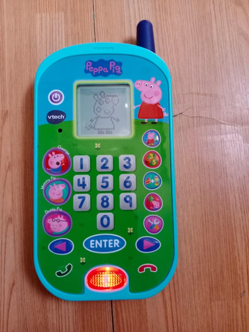 Vtech Peppa Pig Smart Phone, Hobbies & Toys, Toys & Games on Carousell