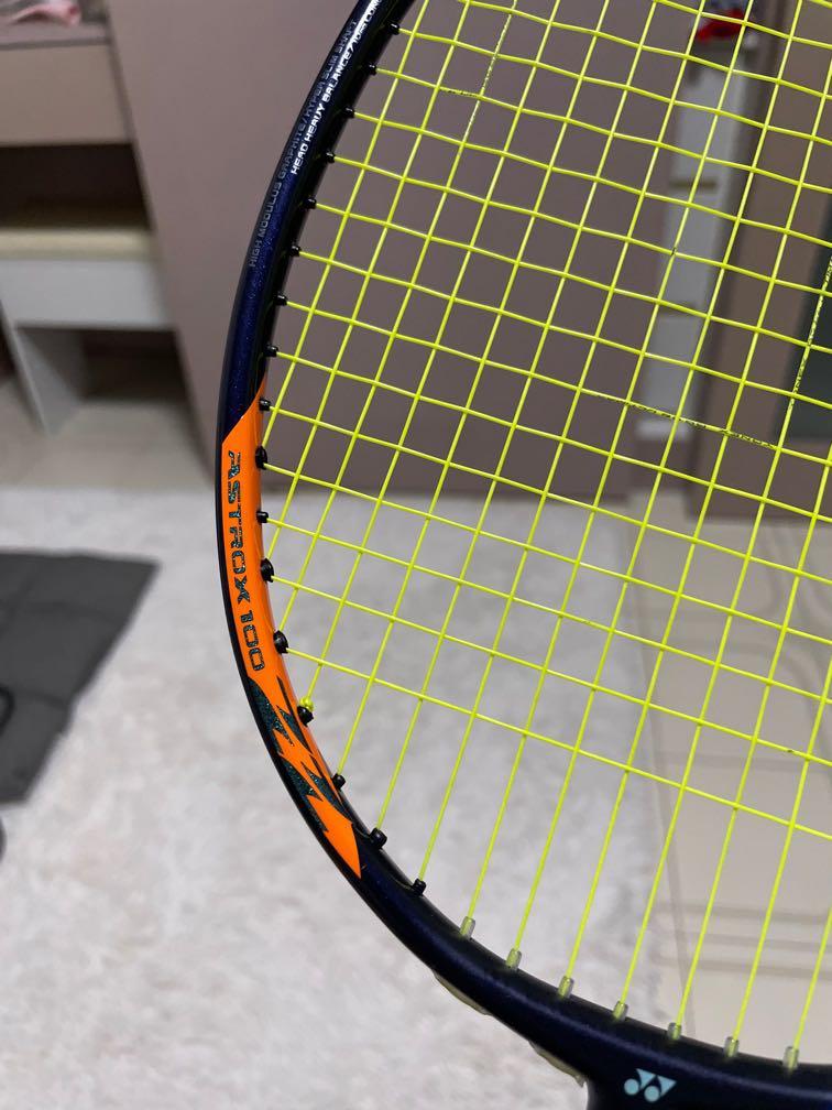 Yonex Astrox 100zz, string- BG66 Ultimax, Sports Equipment, Sports ...