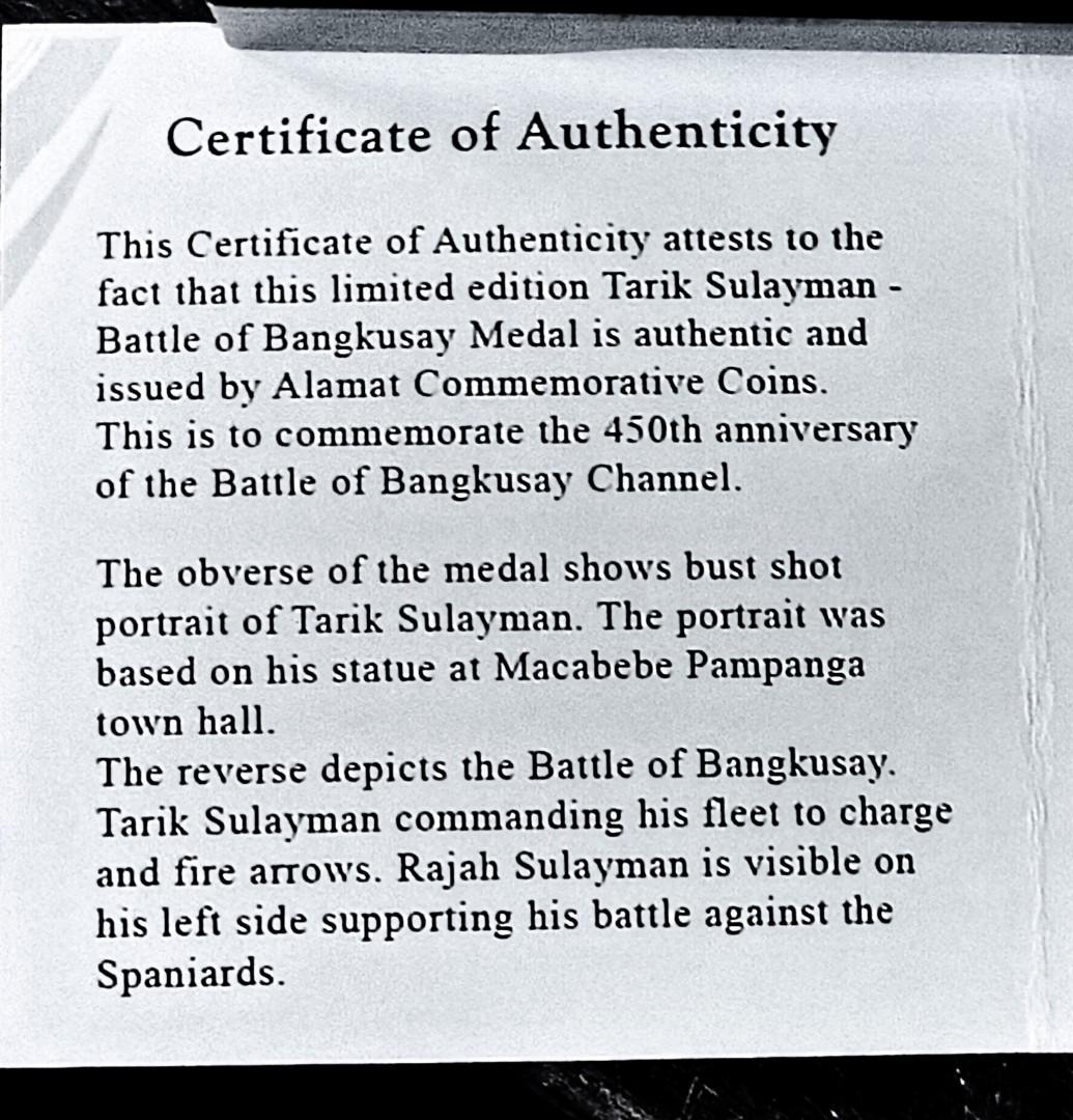 450th Anniversary of The Battle of Bangkusay, Manila/ Rajah Tariq ...