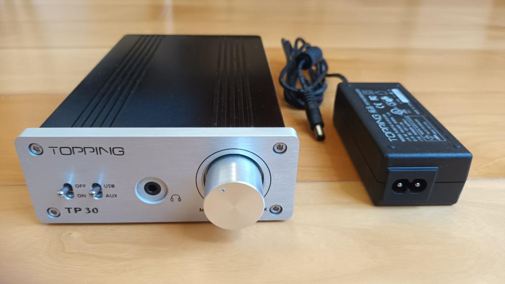 (95% new) 拓品 Topping TP30 USB DAC 聲卡解碼 + AUX 輸入一體式功放擴音機, 音響器材, Soundbar ...