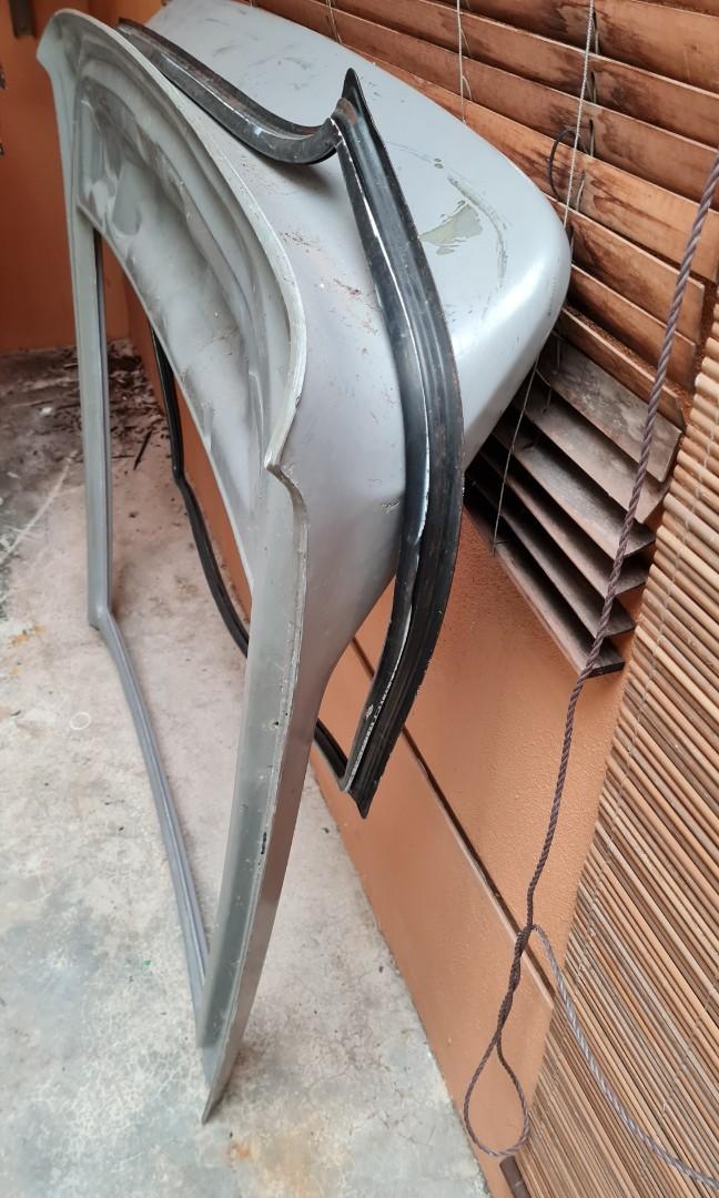 AE86 fiber rear trunk lid with TRD style spoiler, Auto Accessories on ...