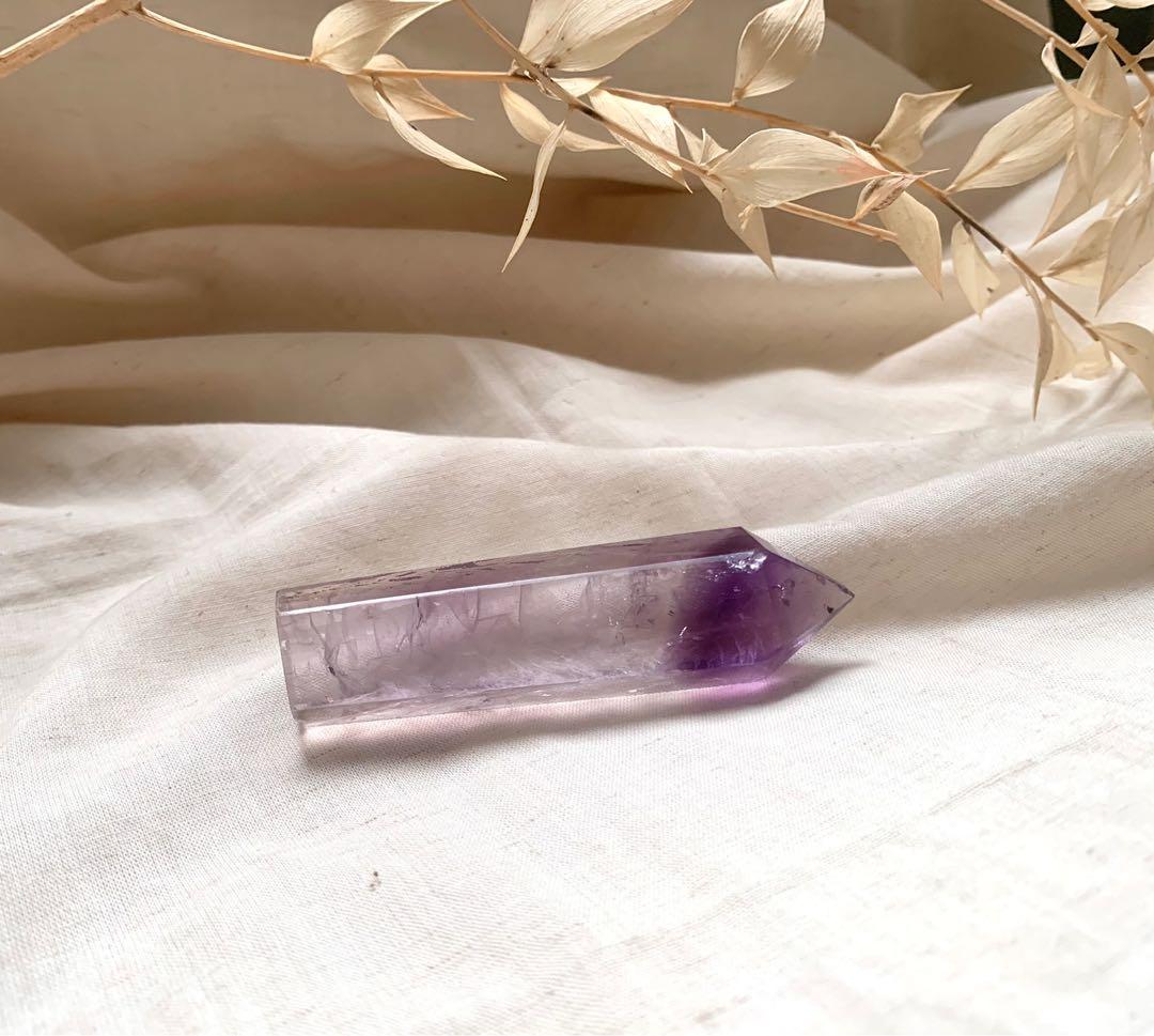 Amethyst Tower with God’s fingerprint #Crystal #Tower, Hobbies & Toys ...