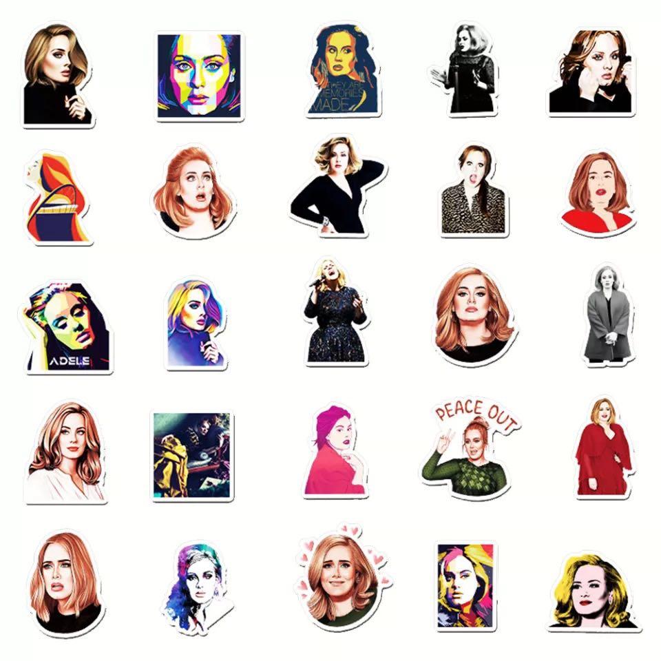 (Stickers) 25pc Adele English Singer Songwriter 19 25 Easy On Me ...