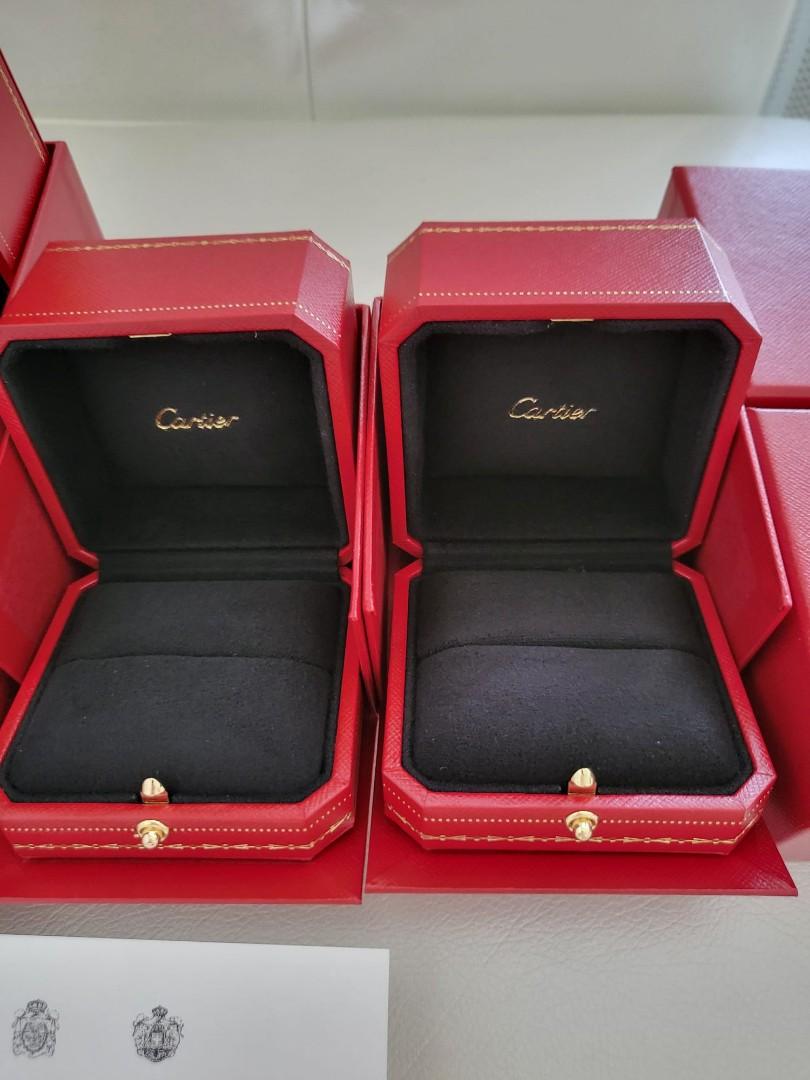 [Authentic] Cartier LOVE Bangle box & Cartier Ring Boxes, Luxury ...