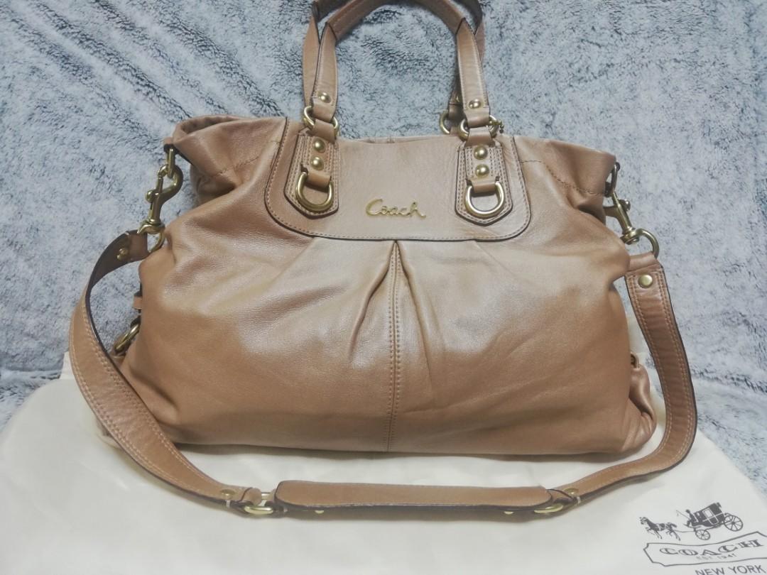Authentic coach two-way bag, Luxury, Bags & Wallets on Carousell