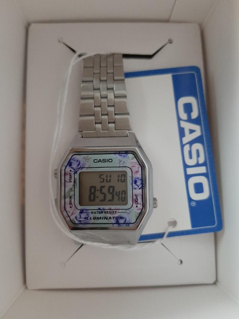 BNIB Casio Standard Digital silver Stainless steel watch LA680WA-2C ...