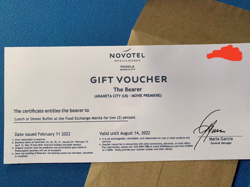 Buffet Voucher, Food & Drinks, Other Food & Drinks on Carousell