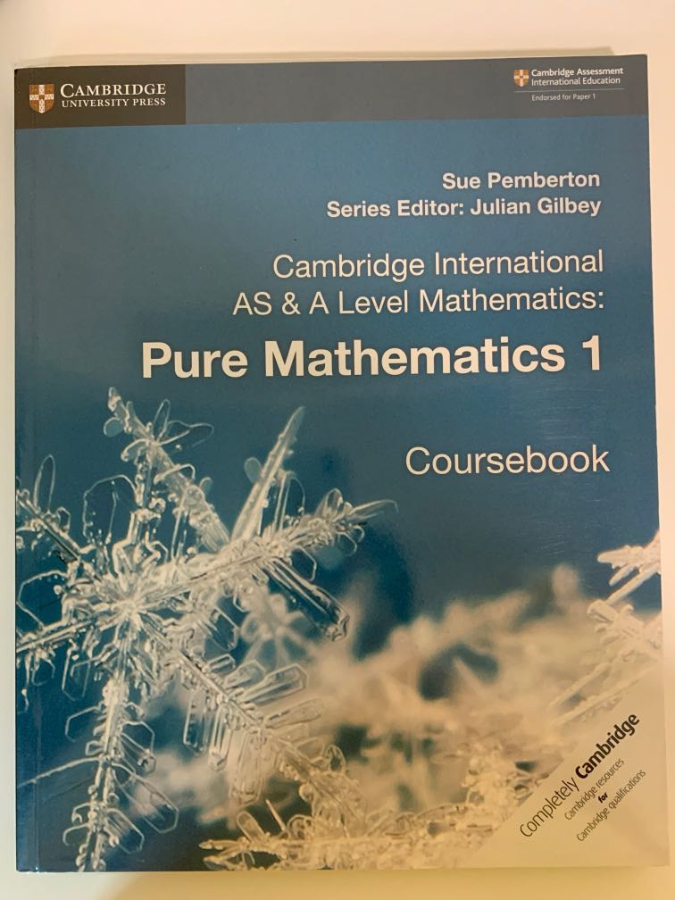 Cambridge Pure Mathematics 1 Coursebook, Hobbies & Toys, Books ...