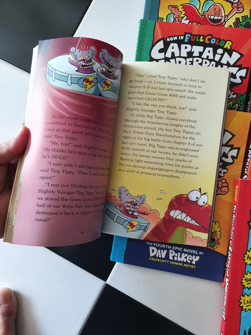 Captain underpants 10 books full colour, Hobbies & Toys, Books ...