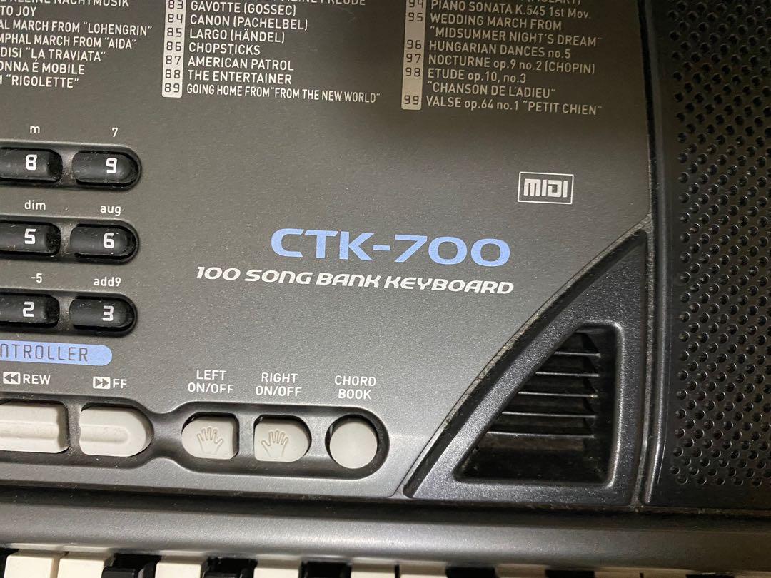 Casio Keyboard CTK-700, Hobbies & Toys, Music & Media, Musical ...