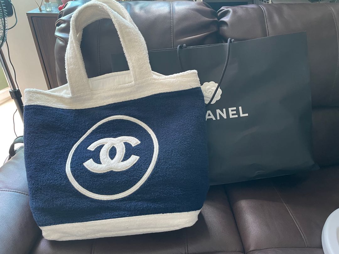 Chanel Beach Bag, Women's Fashion, Bags & Wallets, Beach Bags on Carousell