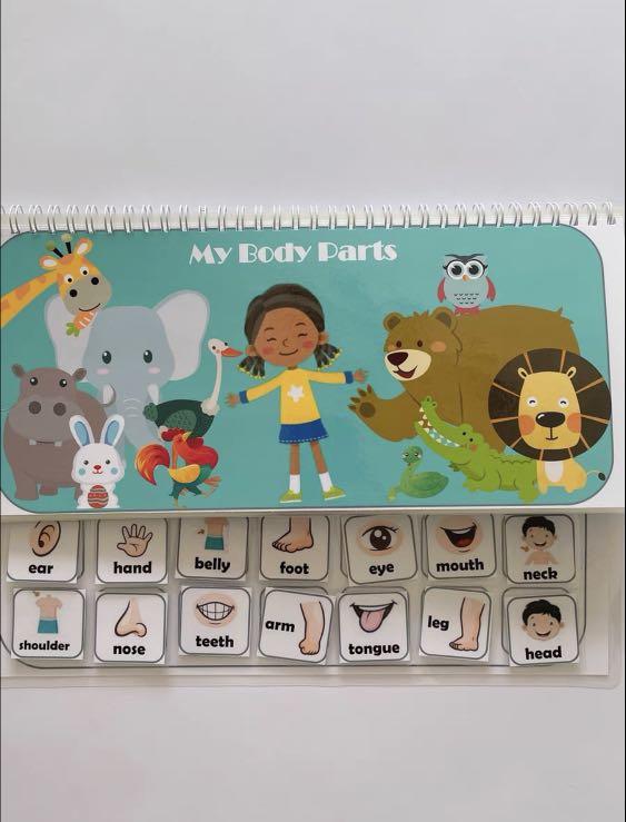 Children’s interactive book (My body parts), Hobbies & Toys, Toys ...