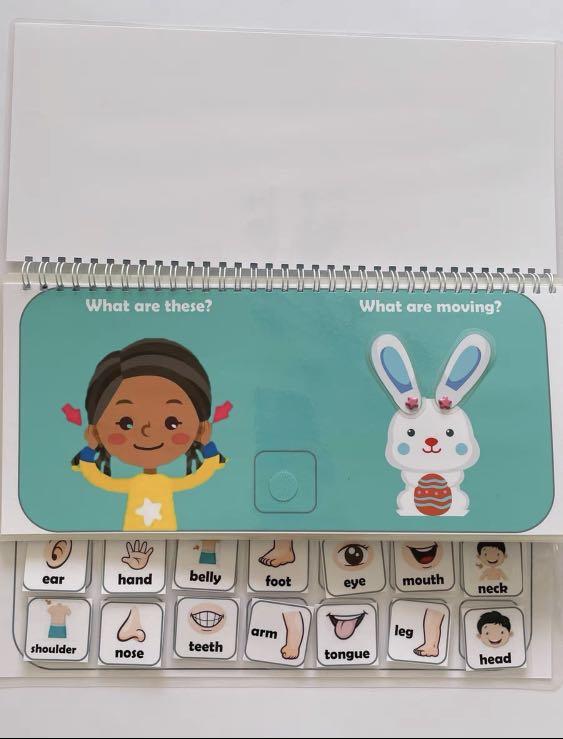 Children’s interactive book (My body parts), Hobbies & Toys, Toys ...