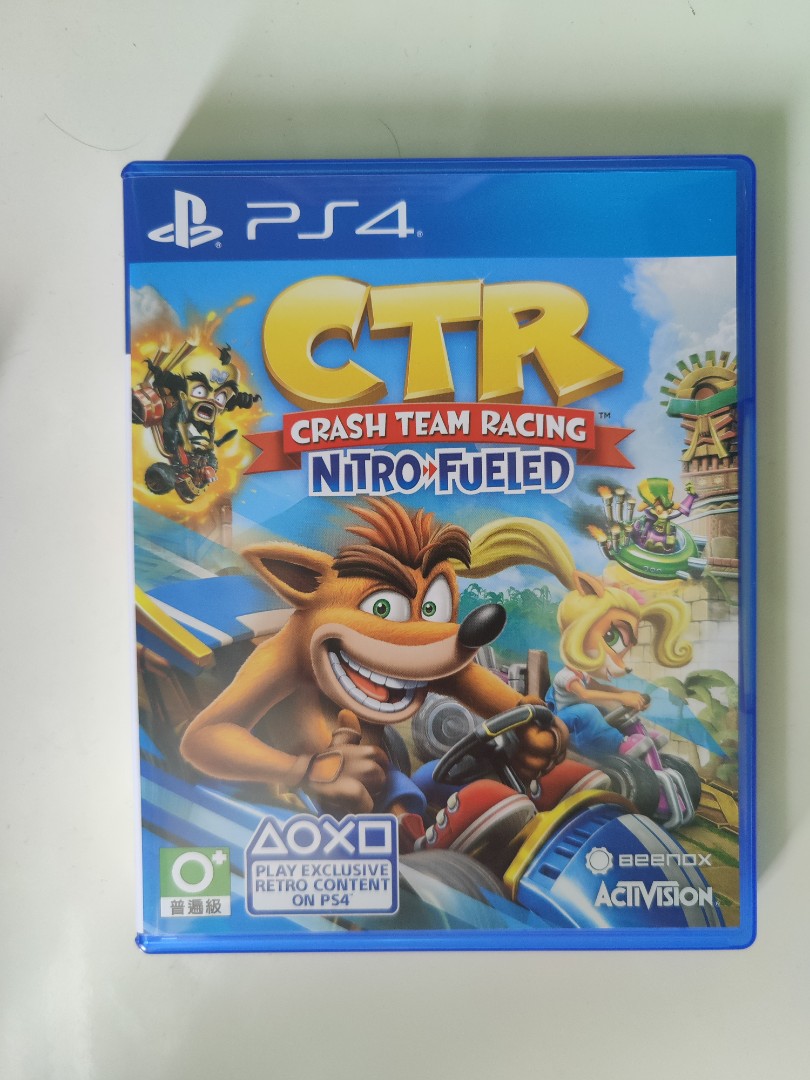 CTR Crash Team Racing Nitro-Fueled PS4, Video Gaming, Video Games ...