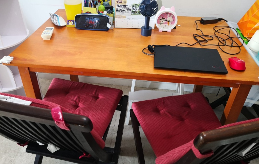 Dining Table (chairs not included), Furniture & Home Living, Furniture ...