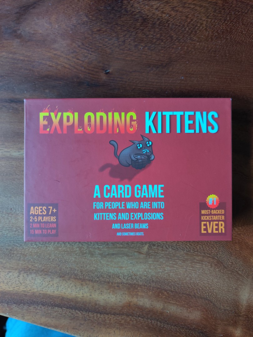 Exploding Kittens + Expansion: Streaking Kittens + Expansion: Imploding ...