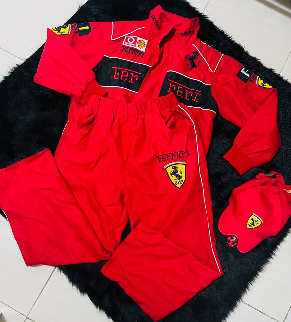 Ferrari costume for kids, Babies & Kids, Babies & Kids Fashion on Carousell